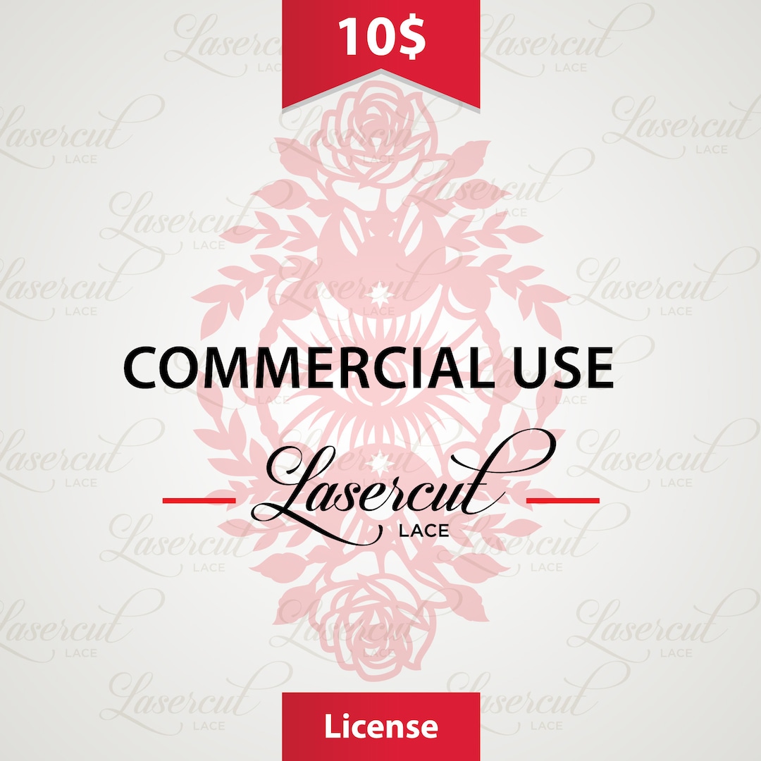 COMMERCIAL LICENSE for Digital Vector Template - Laserlace_195. Digital ...