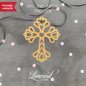 Cross SVG, First Communion SVG, Confirmation Cut File, Cross Baptism ...