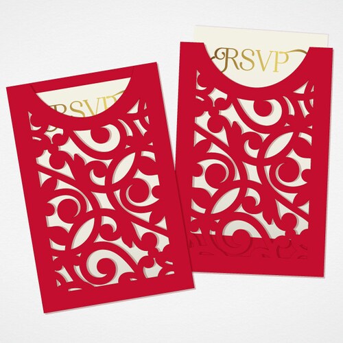 Envelope Svg Template. Pocket Envelope for Small Cards 8 File | Etsy