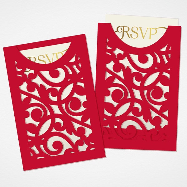 Laser Cut Envelope - Etsy