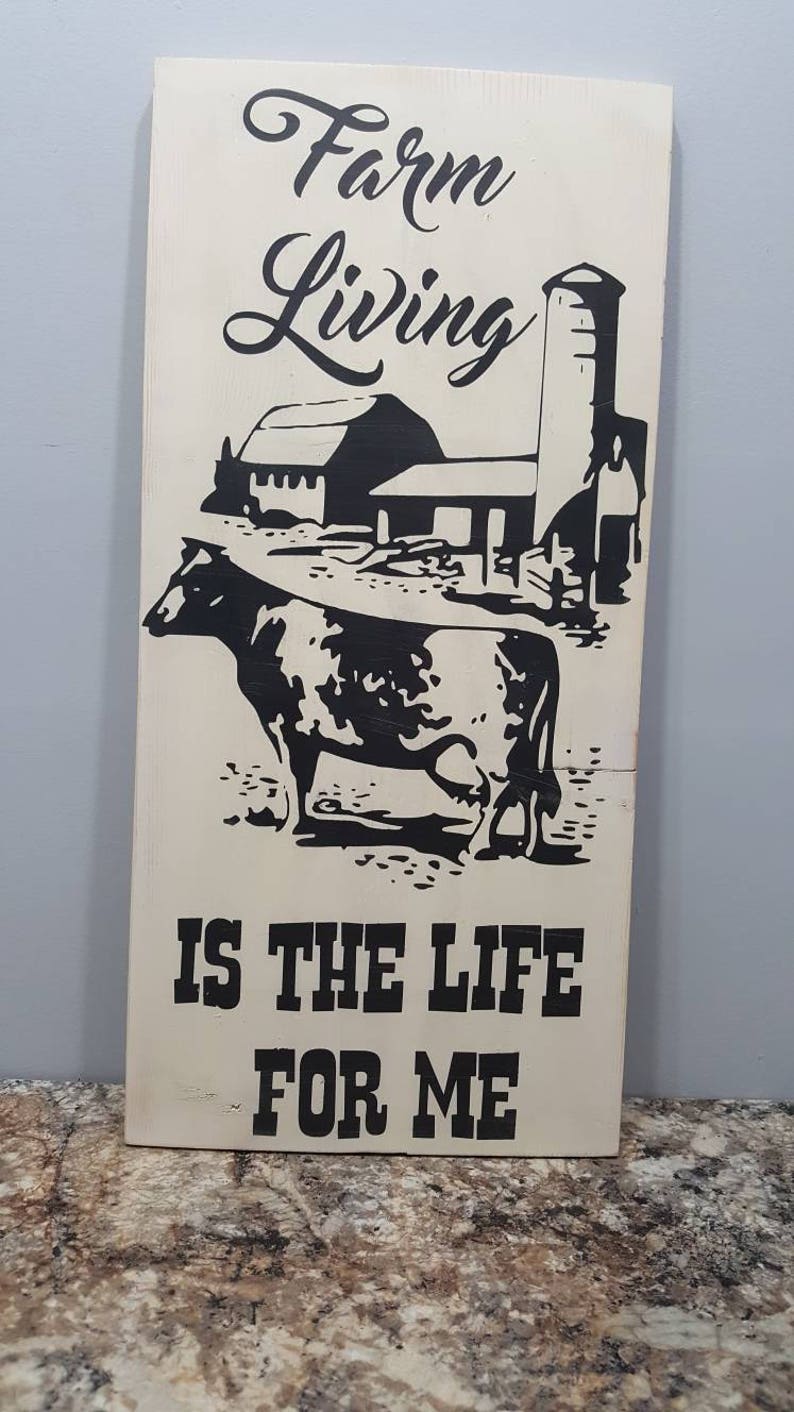 Farm Living is the Life for Me Farm Living Sign Green Acres - Etsy
