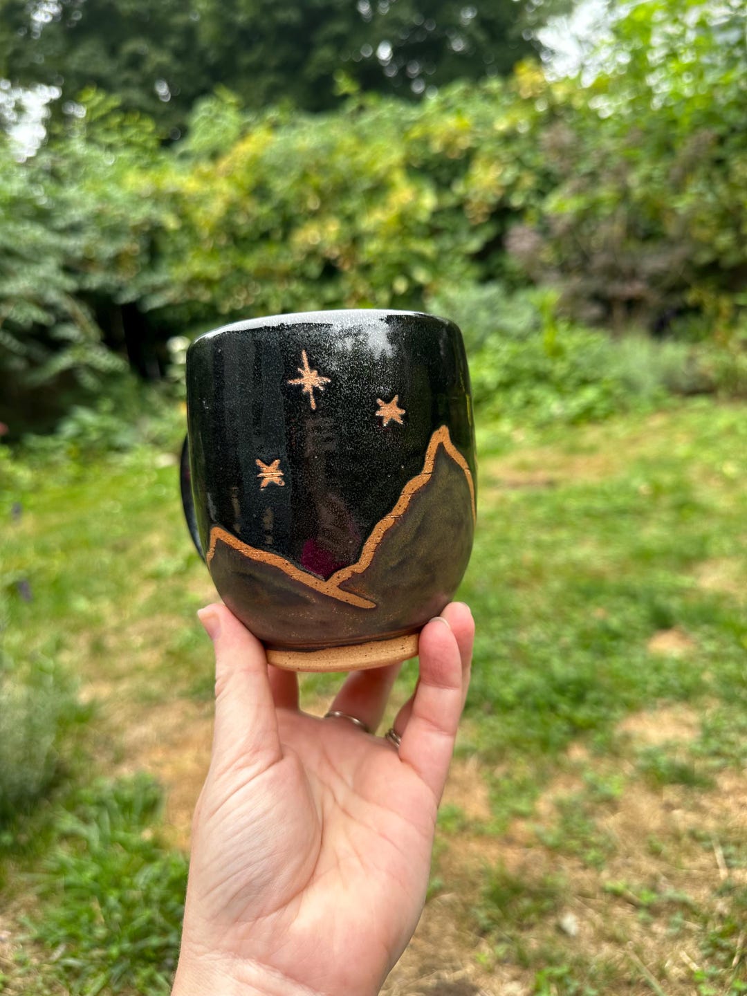 Handmade Stoneware Night Court Mug - Etsy