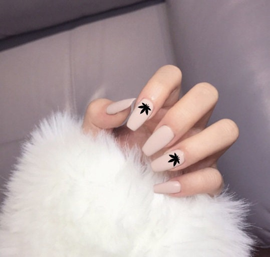 32 Pcs Nail Art POT WEED LEAF 420 Marijuana Nail Vinyl Decals - Etsy