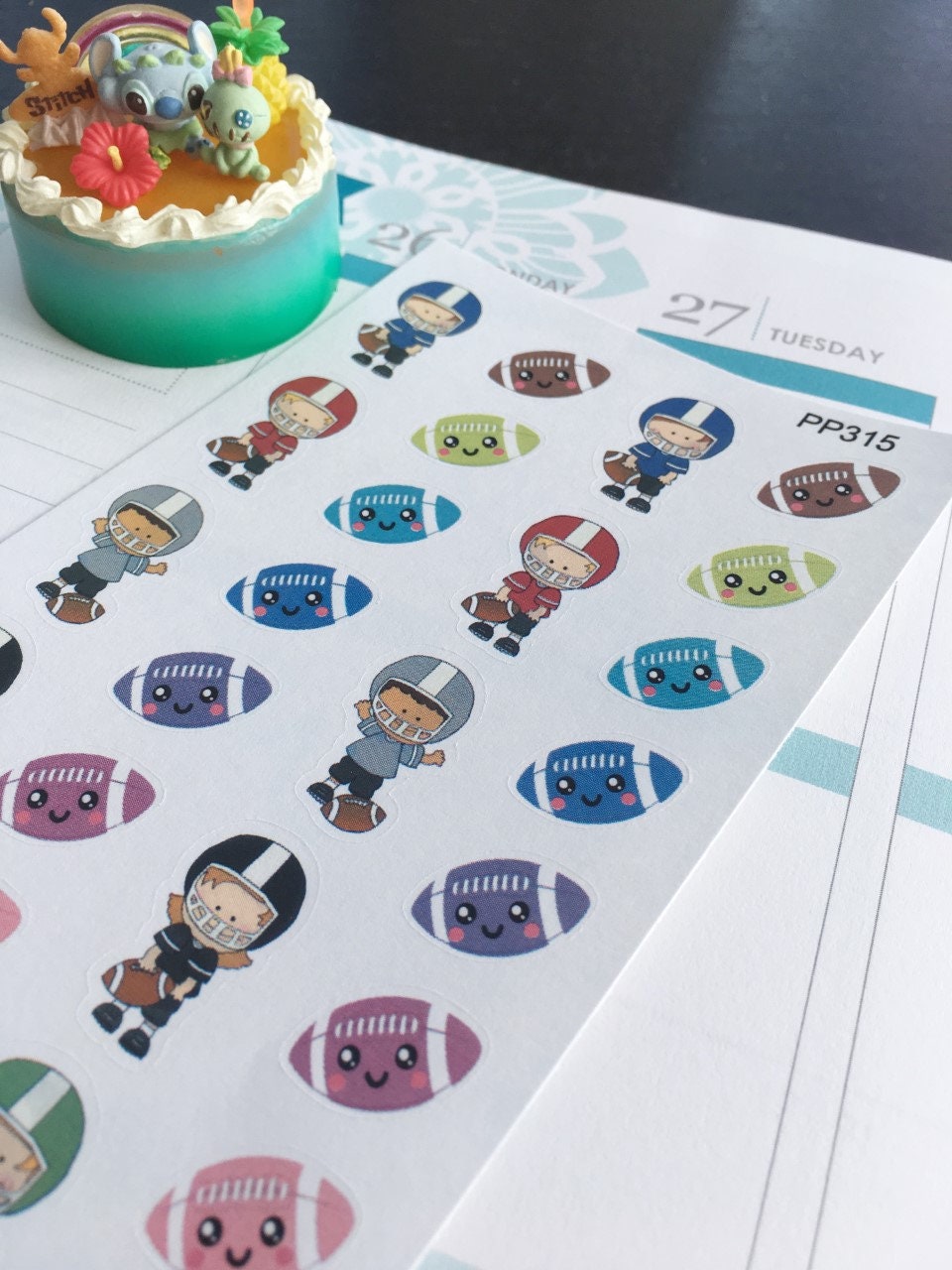 S-315 Kawaii Football Football Players Football helmets | Etsy