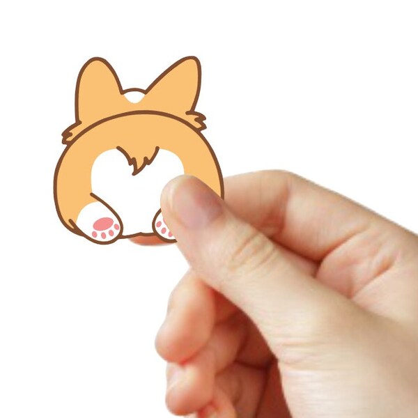 Corgi Butt Sticker - Etsy