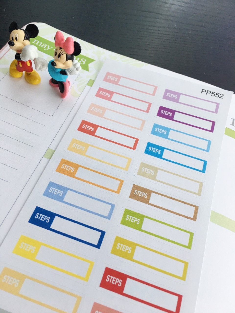 S-552-checklists Check Box Step Checklist Boxes: Planner | Etsy