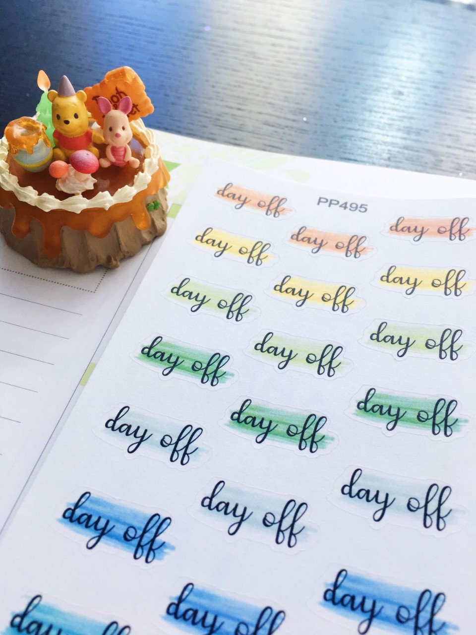 Day Off Vacation Holiday Stay Home: Planner Stickers - Etsy