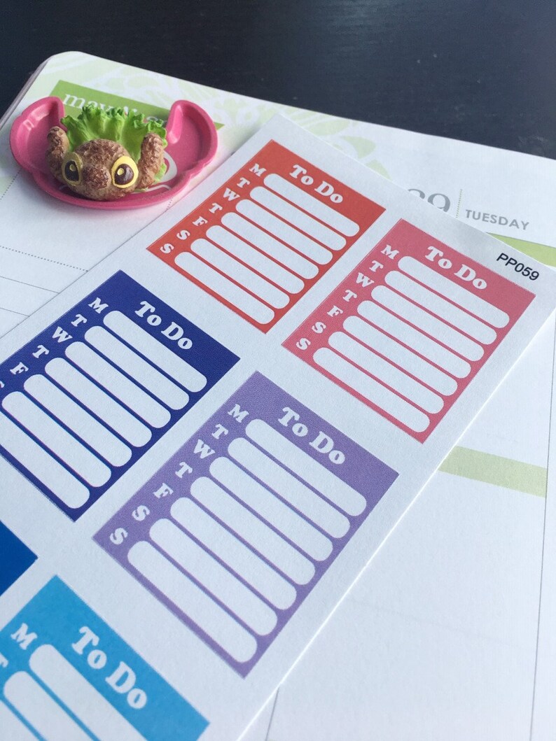 S-059 to Buy Checklistnote Checklist Boxes Create To-do - Etsy