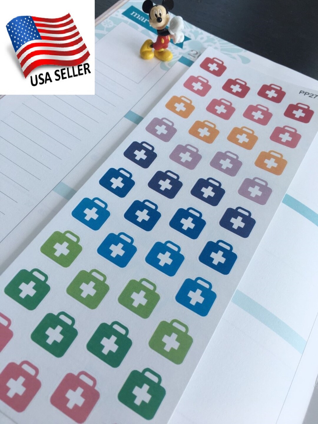 Doctor Appointment Planner Stickers: Medical Icons for Erin Condren - Etsy