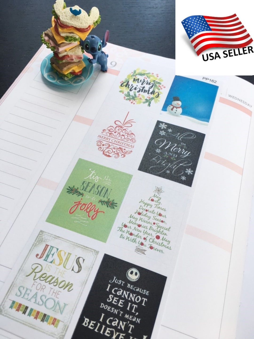 S-162 -- Set of 8pcs Inspiration Quote Life Planner Stickers || Perfect ...