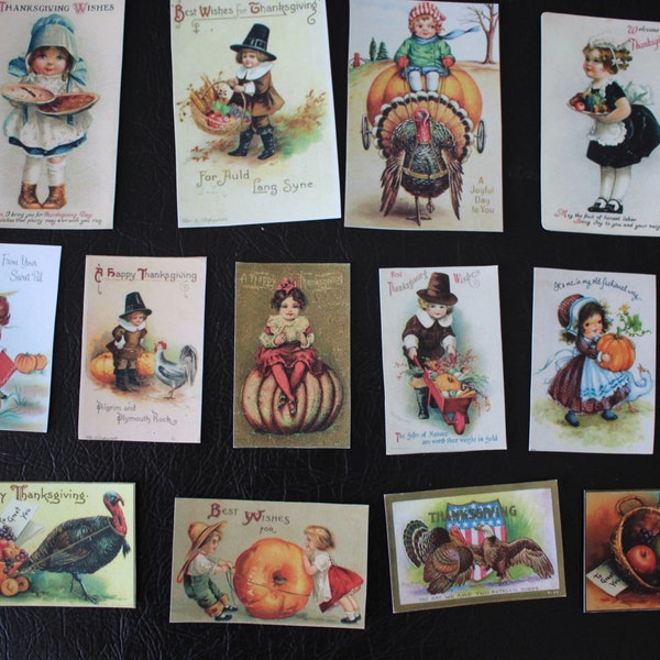 Thanksgiving Vintage Cards - Etsy