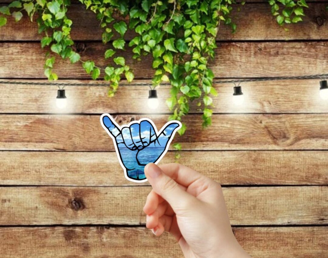 Q030 Handmade Shaka Ocean Sticker Best Friend Sticker Gift - Etsy