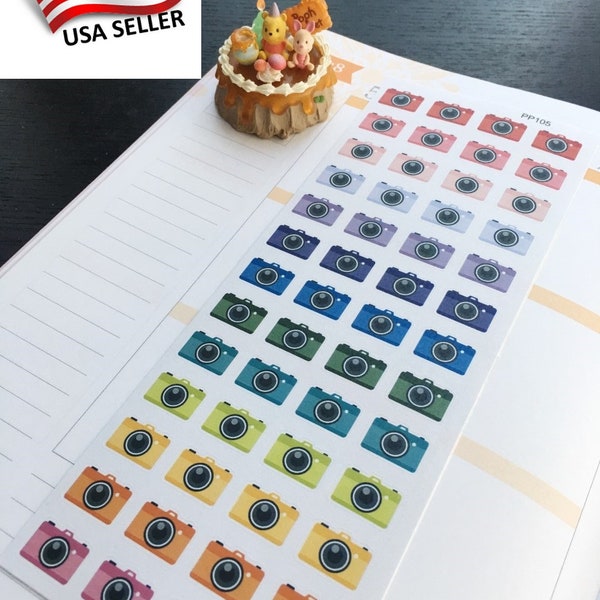 Camera Stickers - Etsy