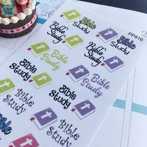 Bible Study Planner Stickers: Erin Condren, Limelife, Plum Paper - Etsy