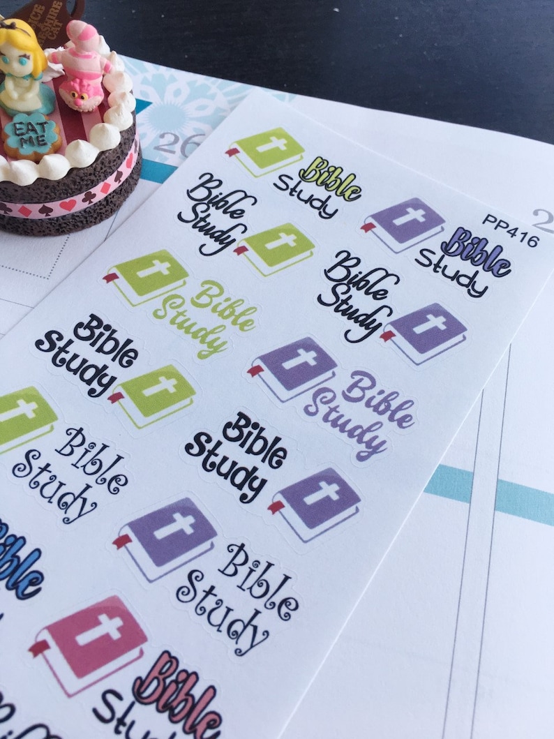 Bible Study Planner Stickers: Erin Condren, Limelife, Plum Paper - Etsy