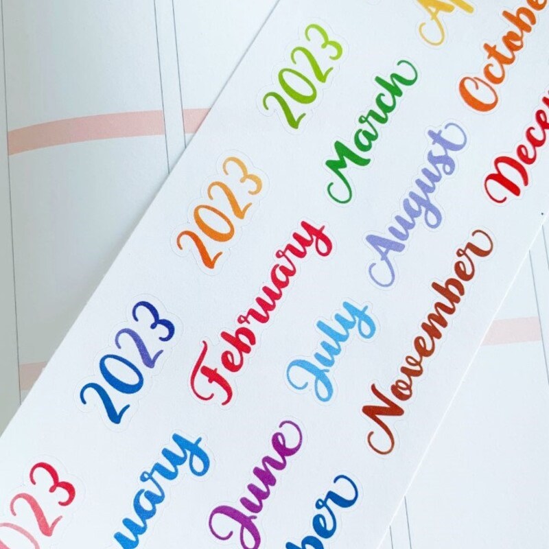 Monthly Headers - Etsy