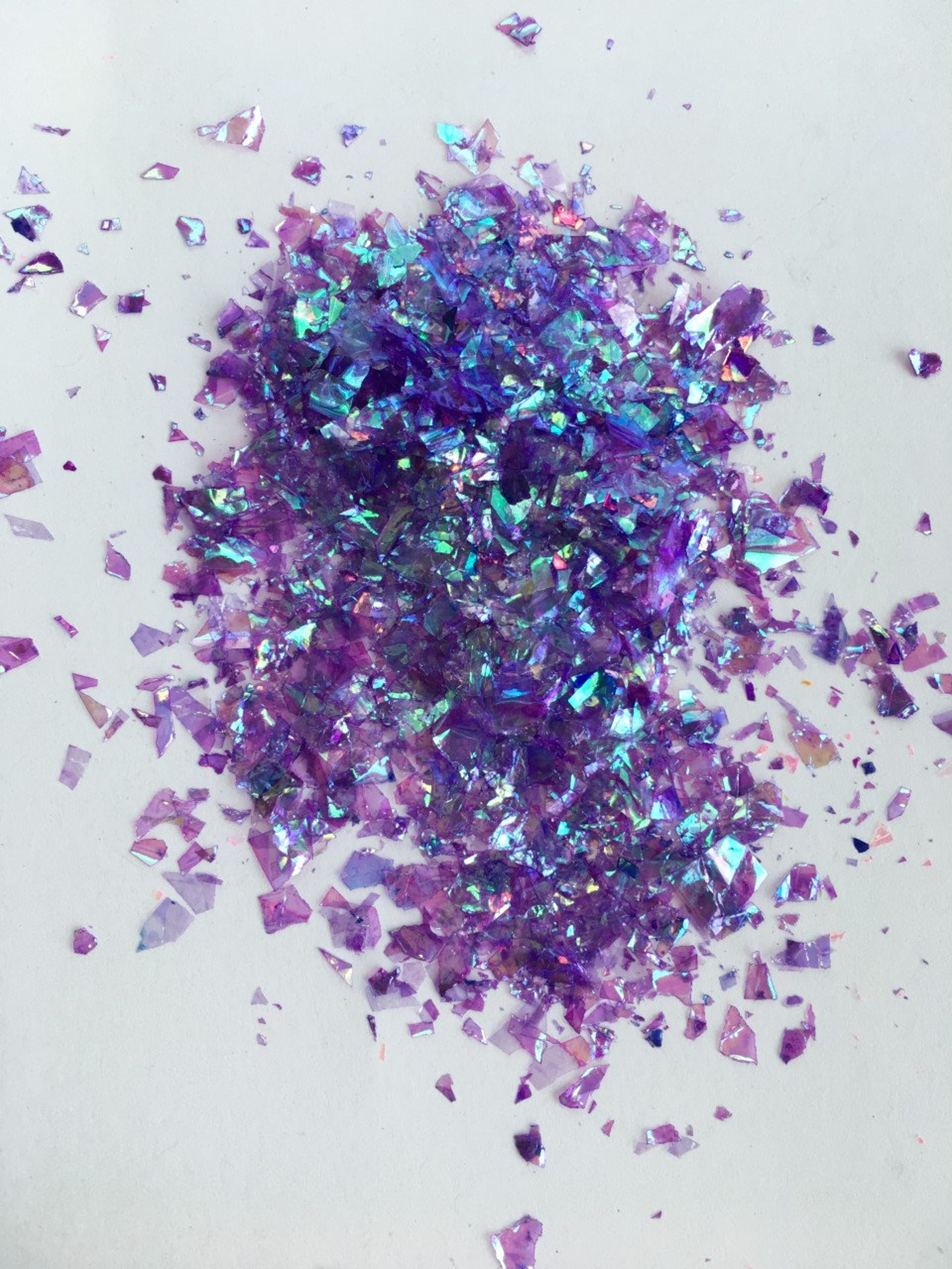 Holographic Mylar Glitter Flakes: Iridescent Nail Art, Resin Crafts - Etsy