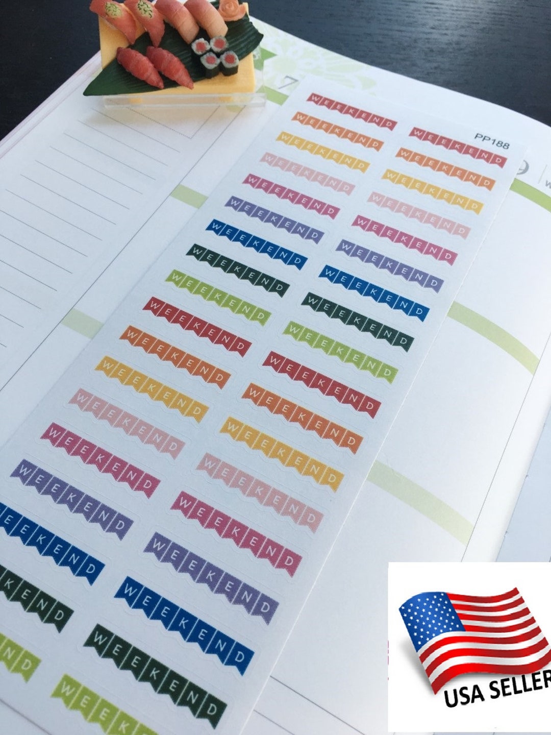 Weekend Planner Stickers: Erin Condren, Limelife, Plum Paper - Etsy