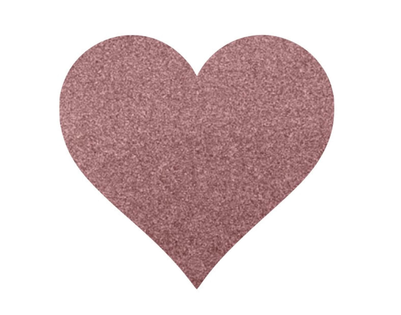 Medium Glitter Vinyl Heart Stickers Wedding Envelope Seals | Etsy