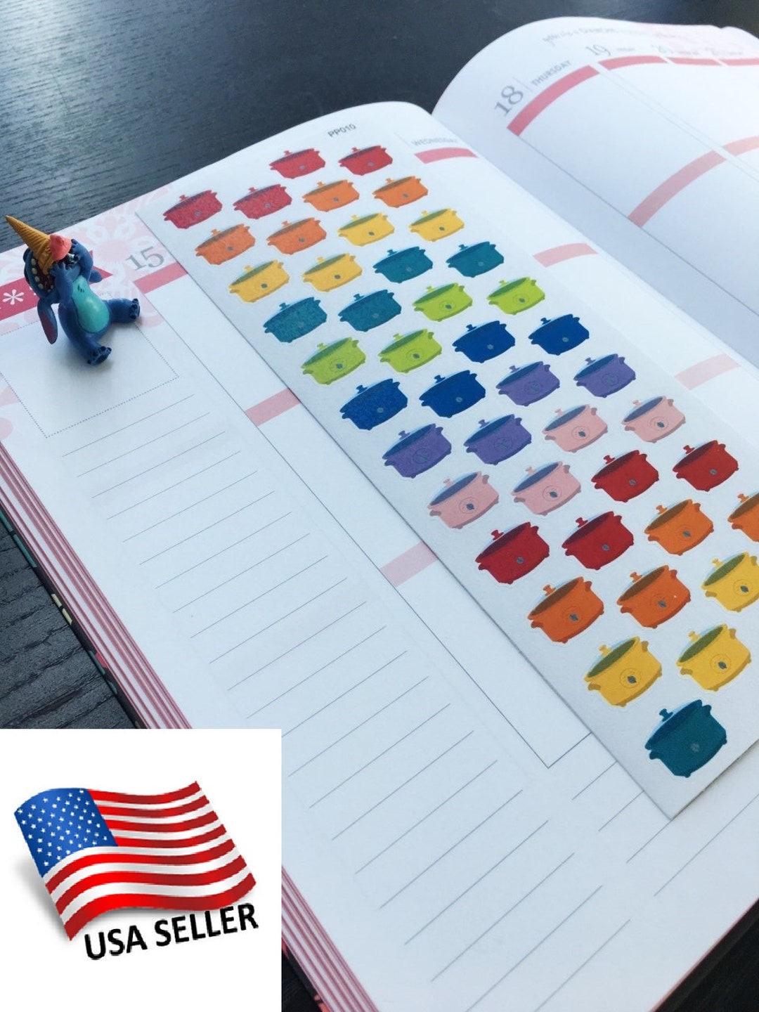 Slow Cooker Meal Planner Stickers: Erin Condren, Limelife, Plum Paper ...