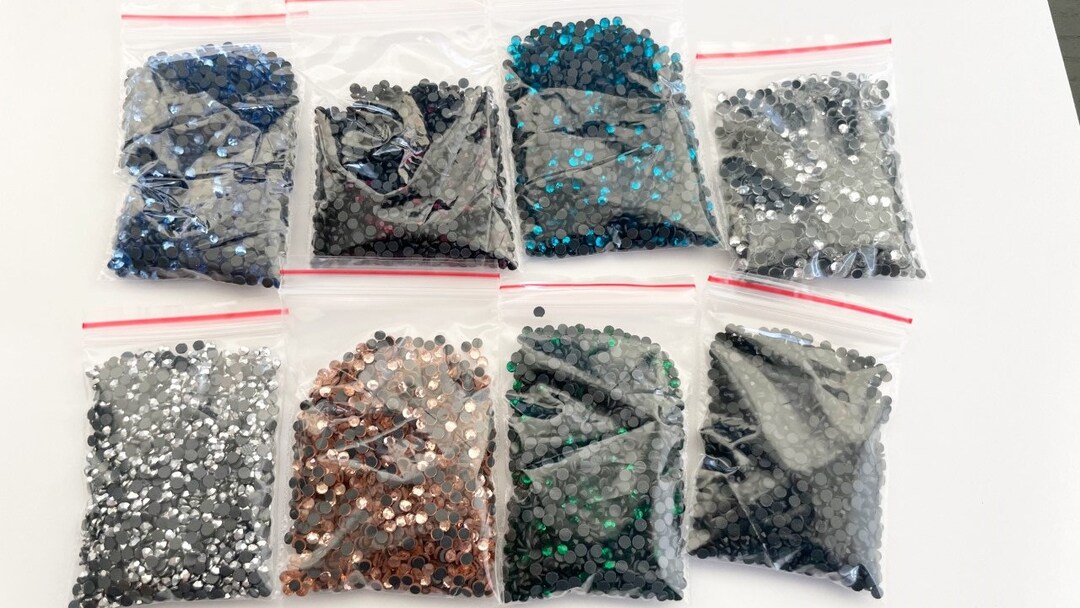 Hotfix Rhinestone Starter Kit, 6/8/10 Colors of 10 Gross of SS6, SS16 ...