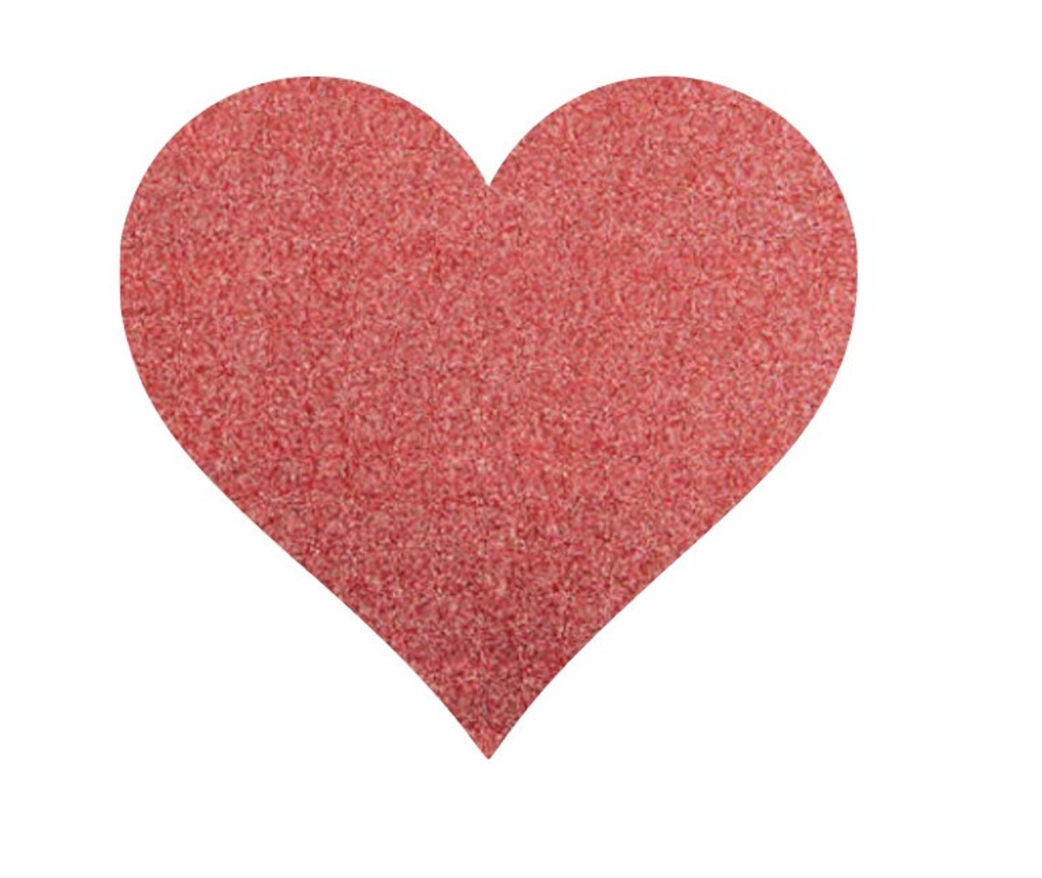 Small Glitter Vinyl Heart Stickers Wedding Envelope Seals | Etsy