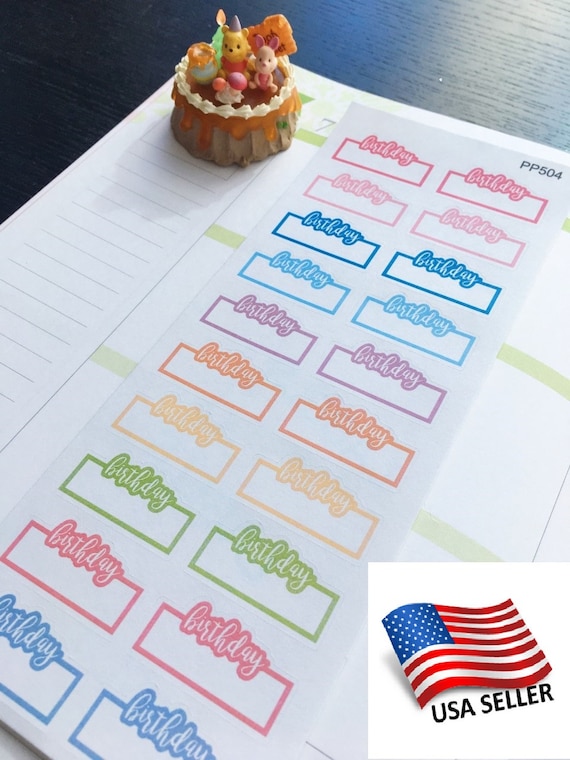 S-504 Happy Birthday Birthday Birthday Cakes Fillable | Etsy