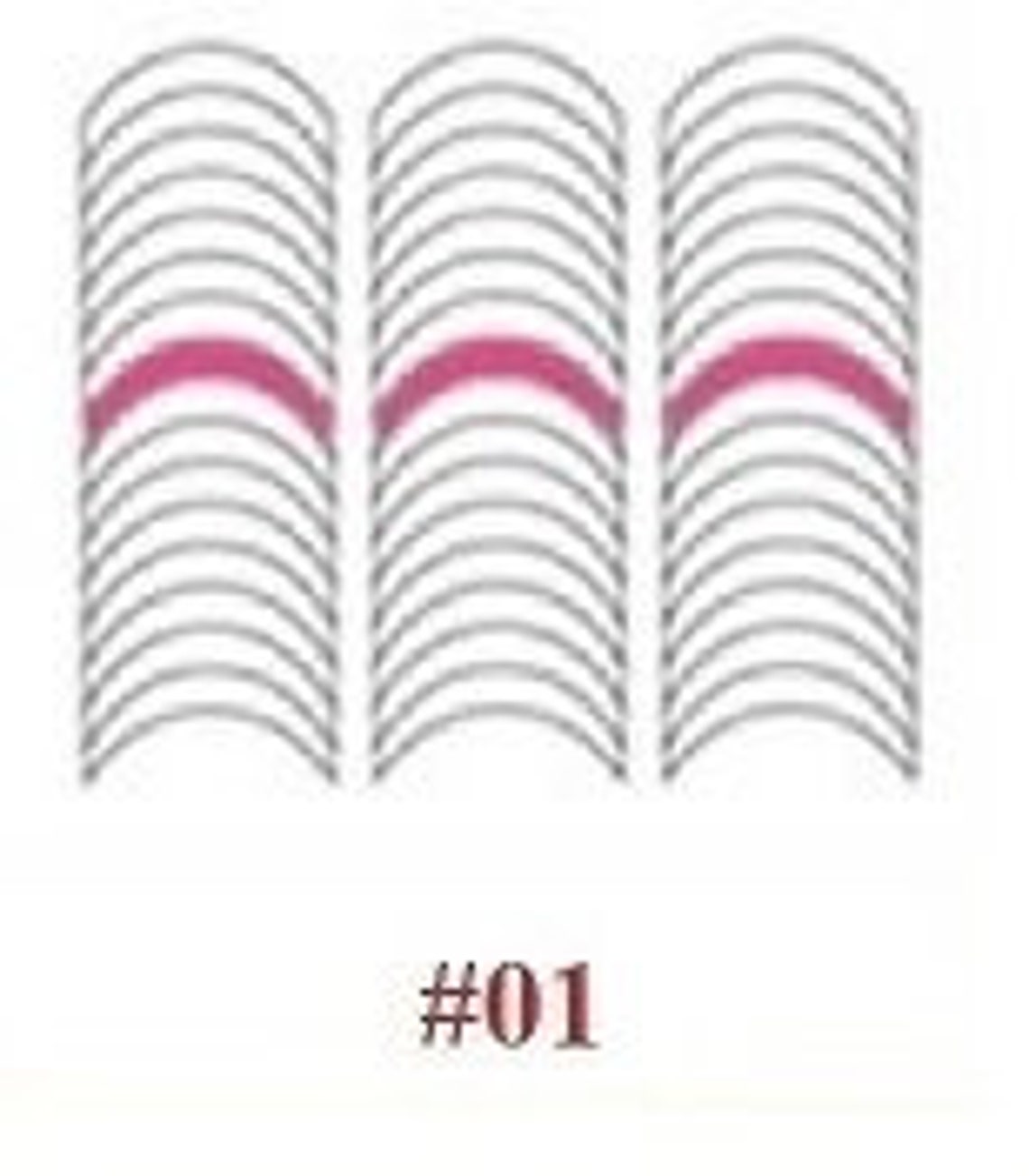 2-50 Sheets: 01 French Tip Guides Sticker Manicure Stripe | Etsy