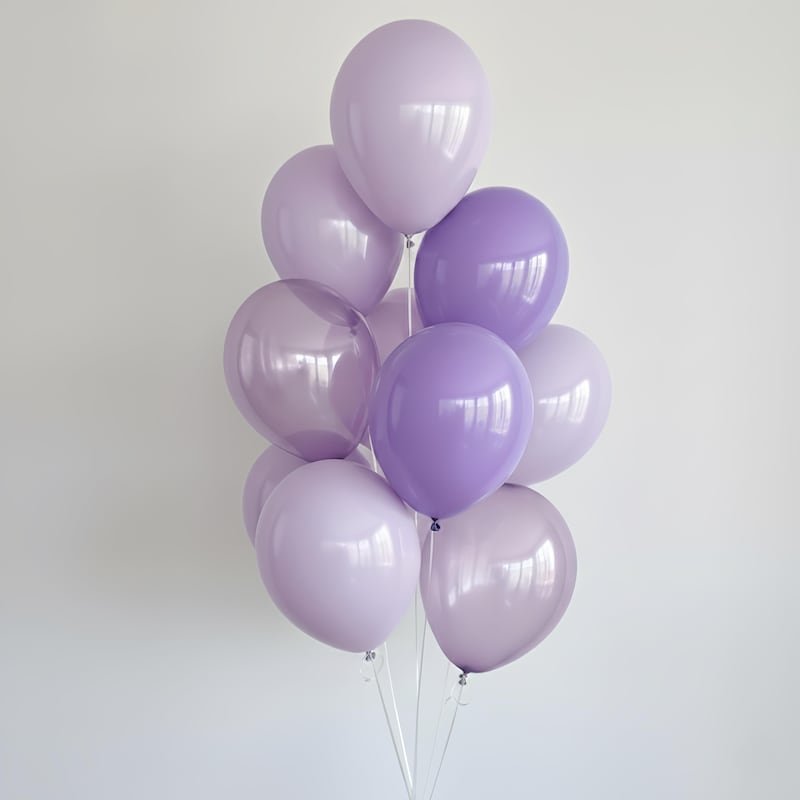 Purple Balloons Set - Etsy