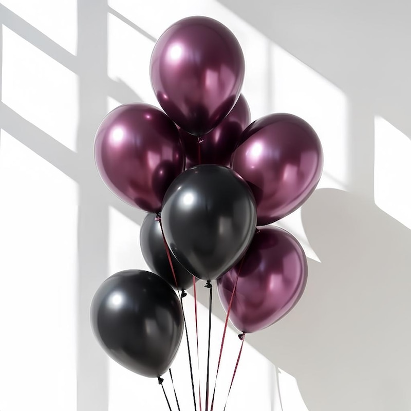 Dark Plum Birthday Decor - Etsy