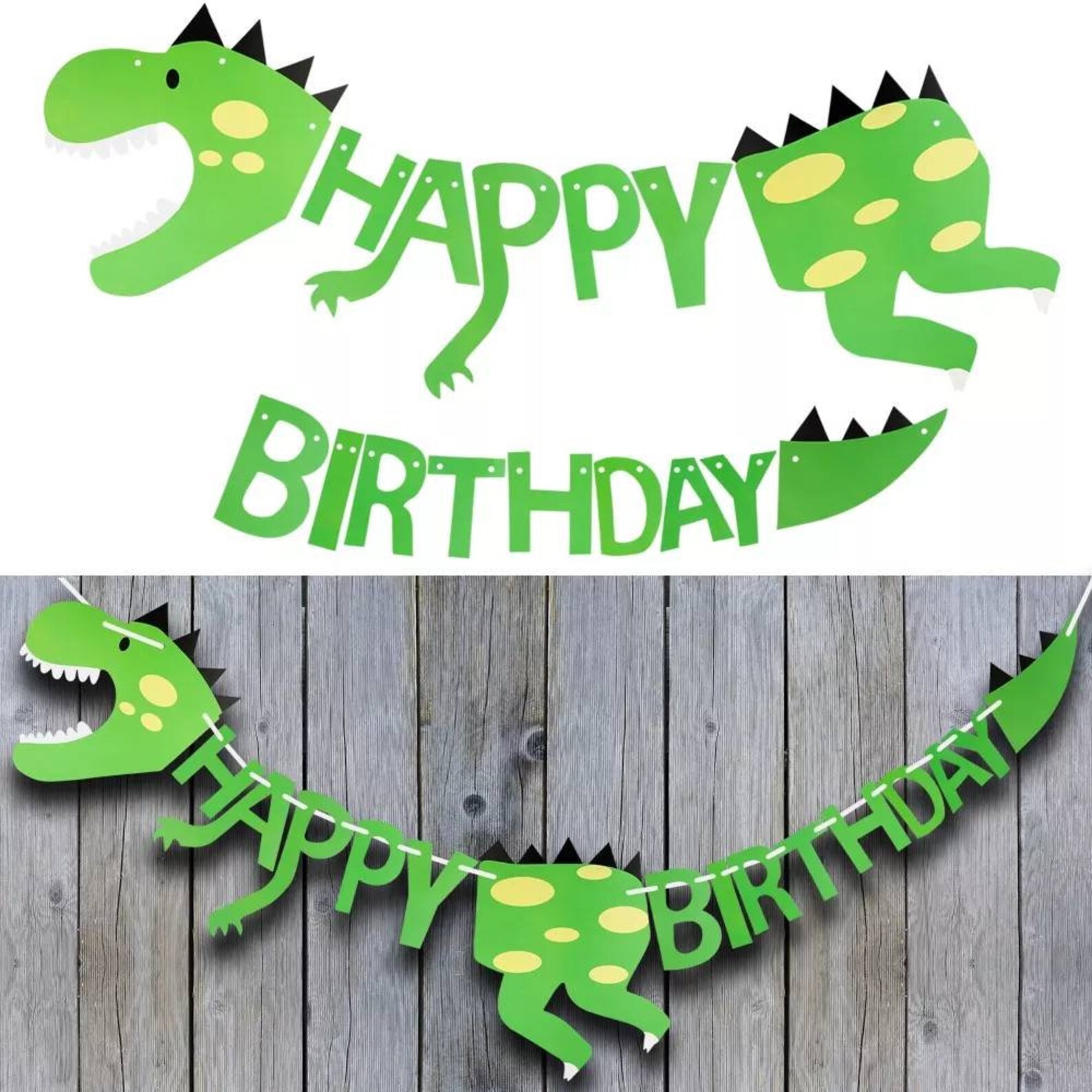 Dinosaur Banner Dinosaur Happy Birthday Banner Dinosaur - Etsy