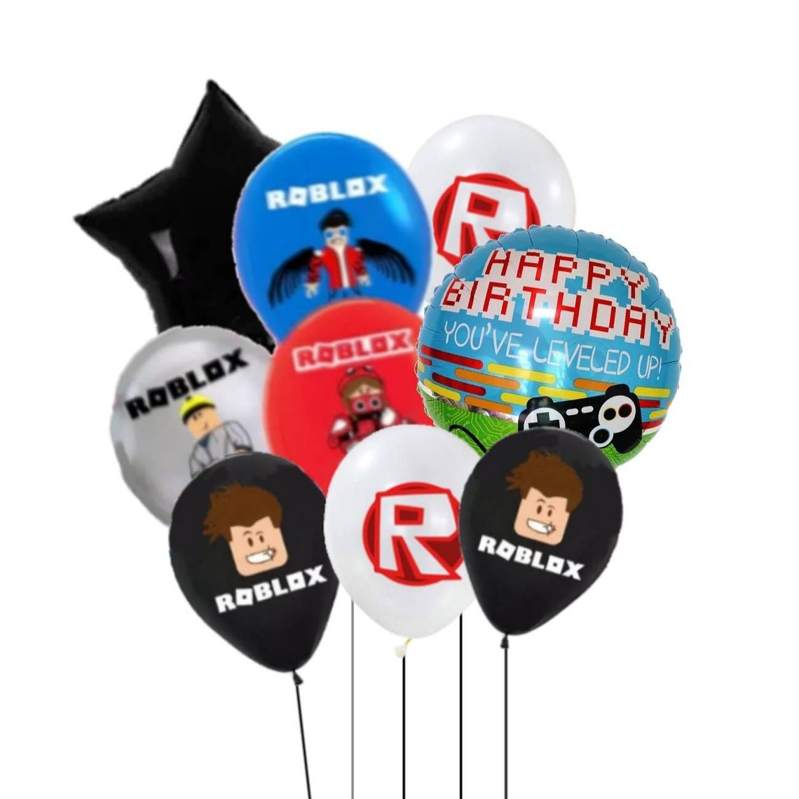 Roblox Theme Balloon 17pcs Party Decorations Birthday Party | Etsy