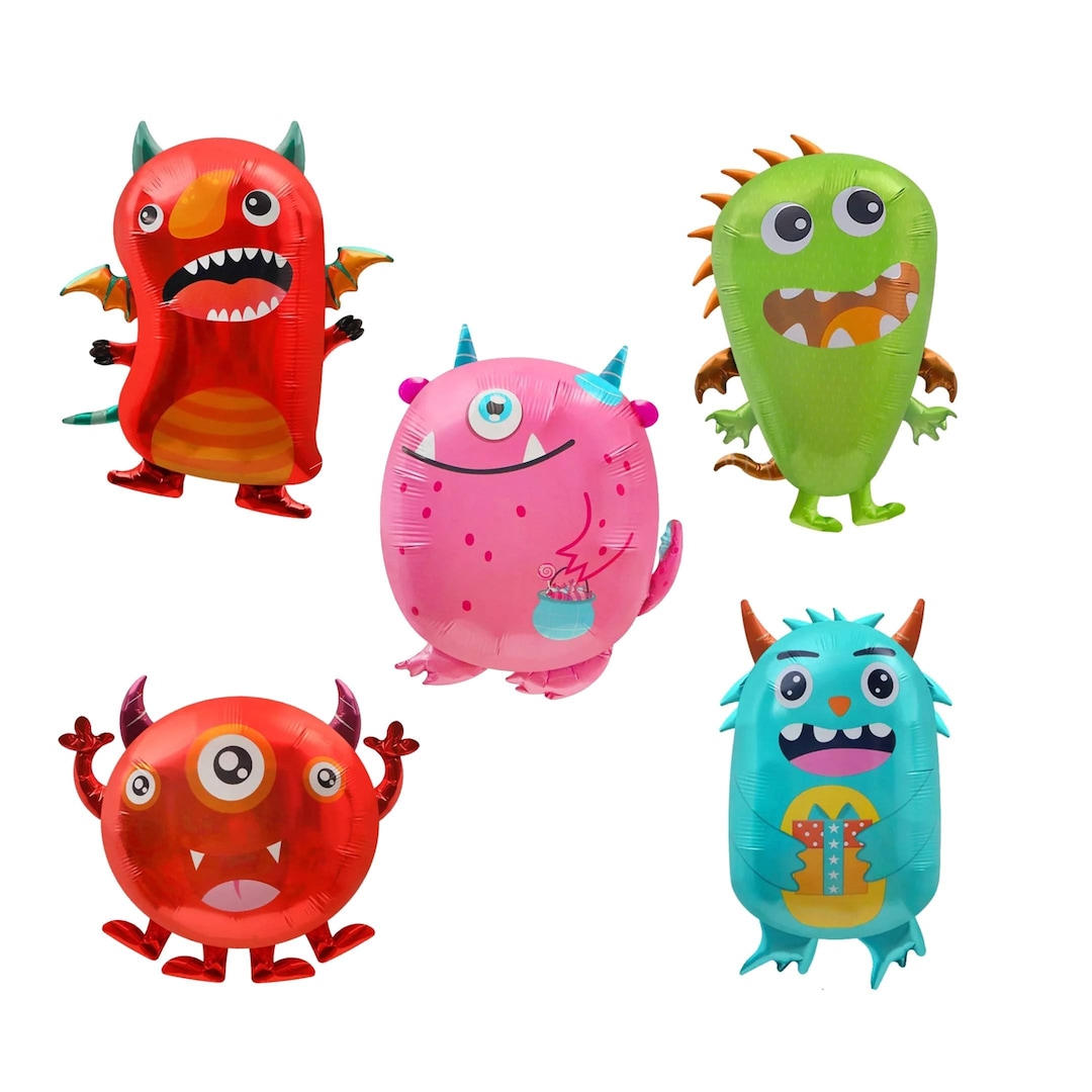 Monster Party Supplies Monster Balloons Monster Birthday Decorations ...