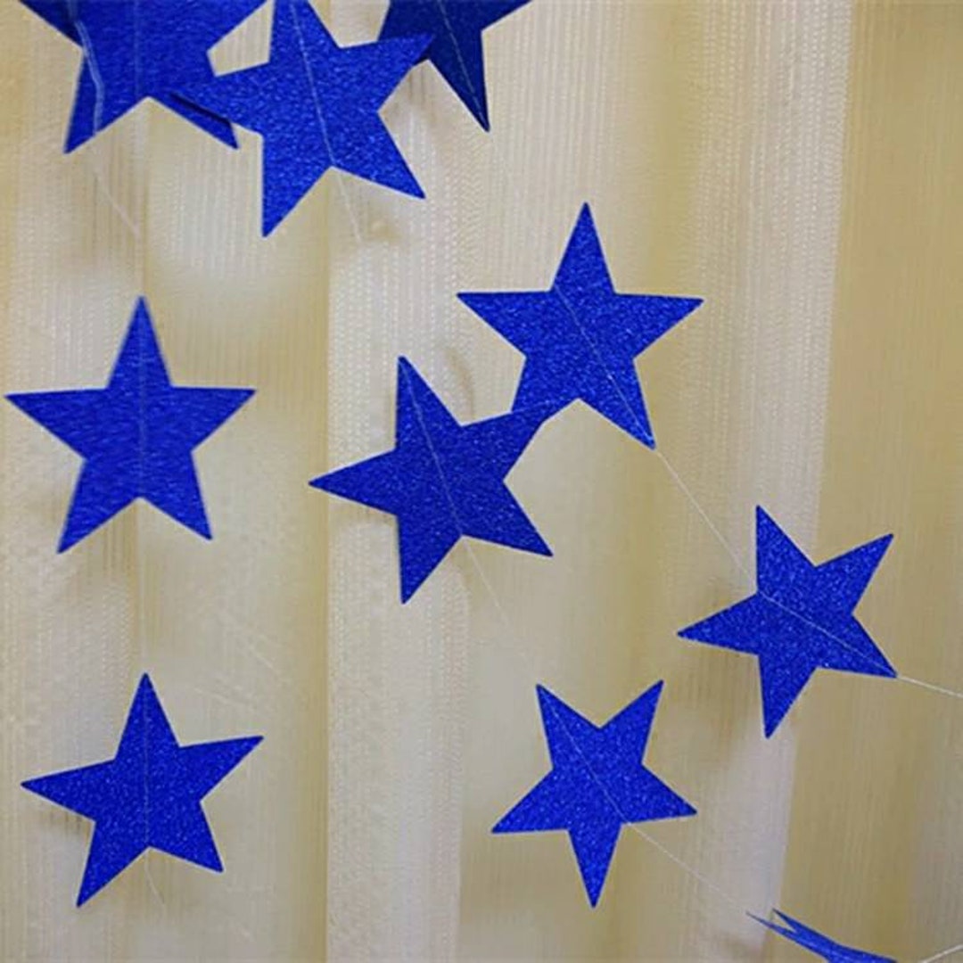 Gold Paper Garland, Star Garland, Star String Banners, Wedding Banner ...