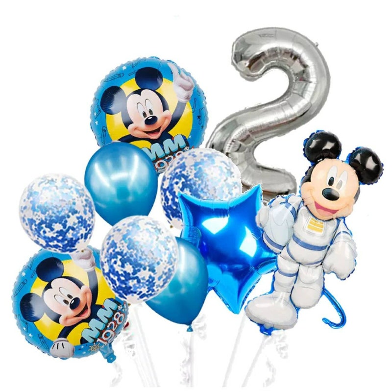 Mickey Mouse Birthday Balloons - Etsy