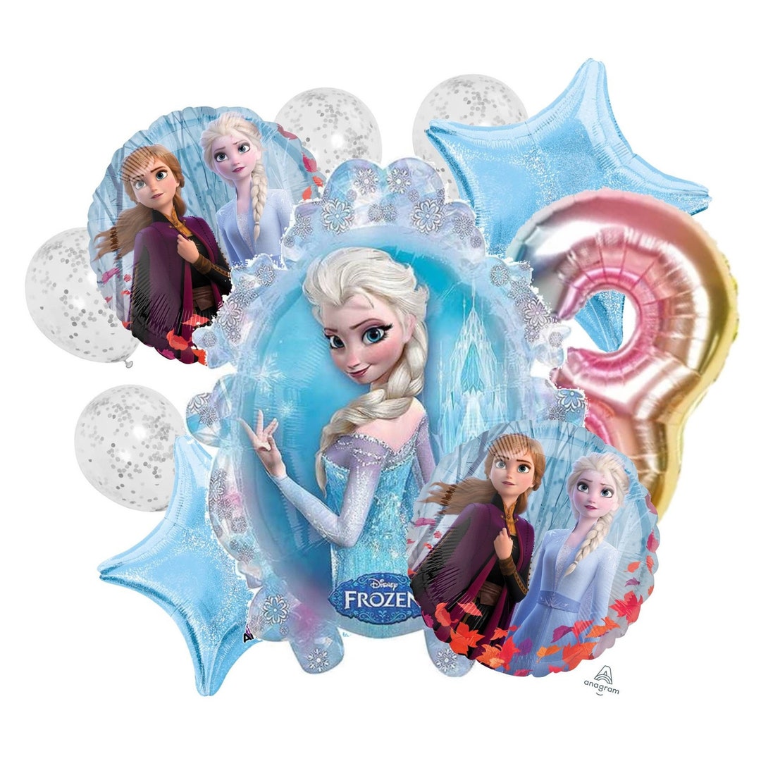 Frozen Balloon Bouquet Birthday Decoration 31 Elsa Balloons Elsa ...