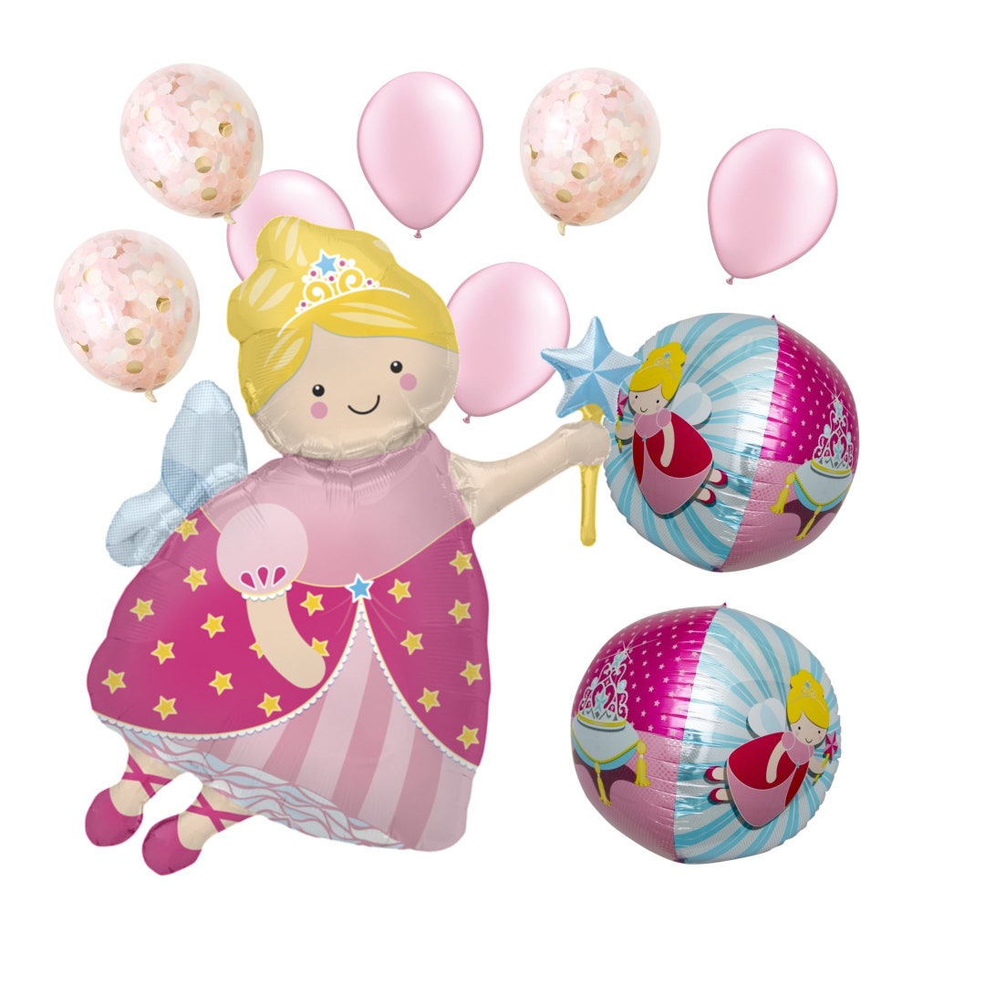 Fairy Tales Balloon Bouquet Cinderella Party Decorations Fairy ...