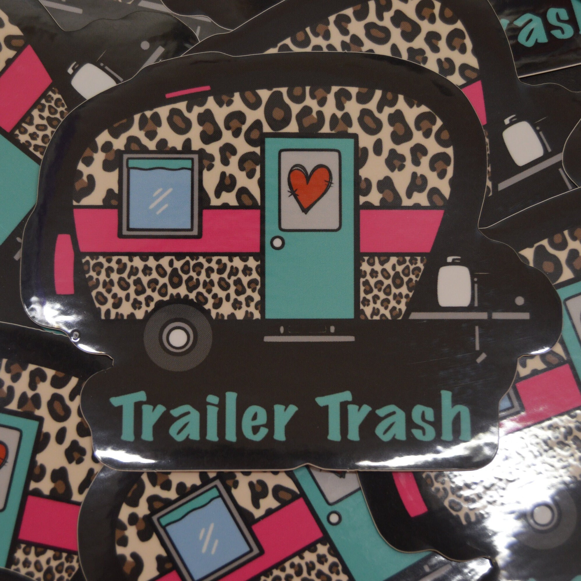 Trailer Trash Camper Sticker - Etsy
