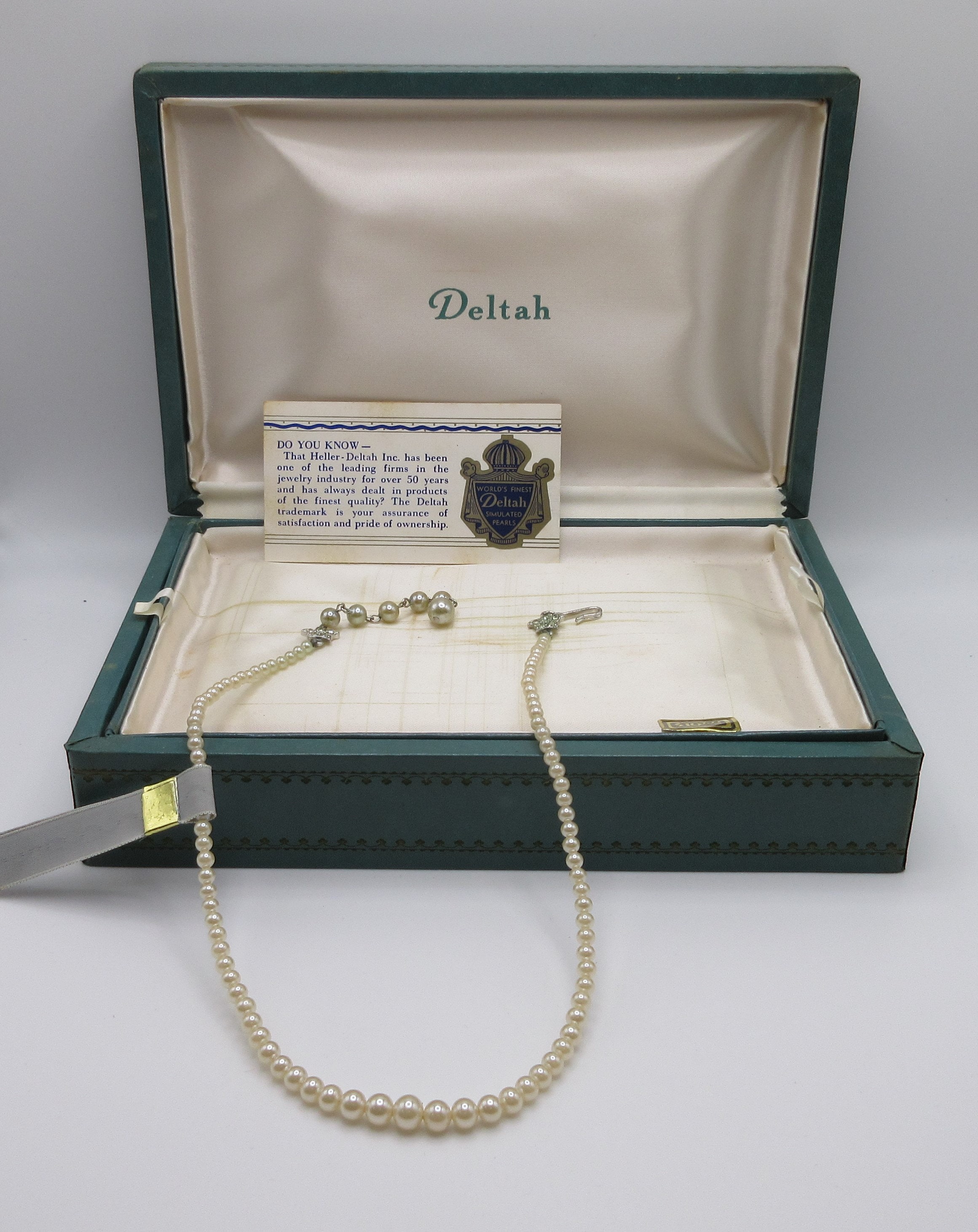 Vintage Deltah Faux Pearls Single Strand Necklace in Jewelry - Etsy