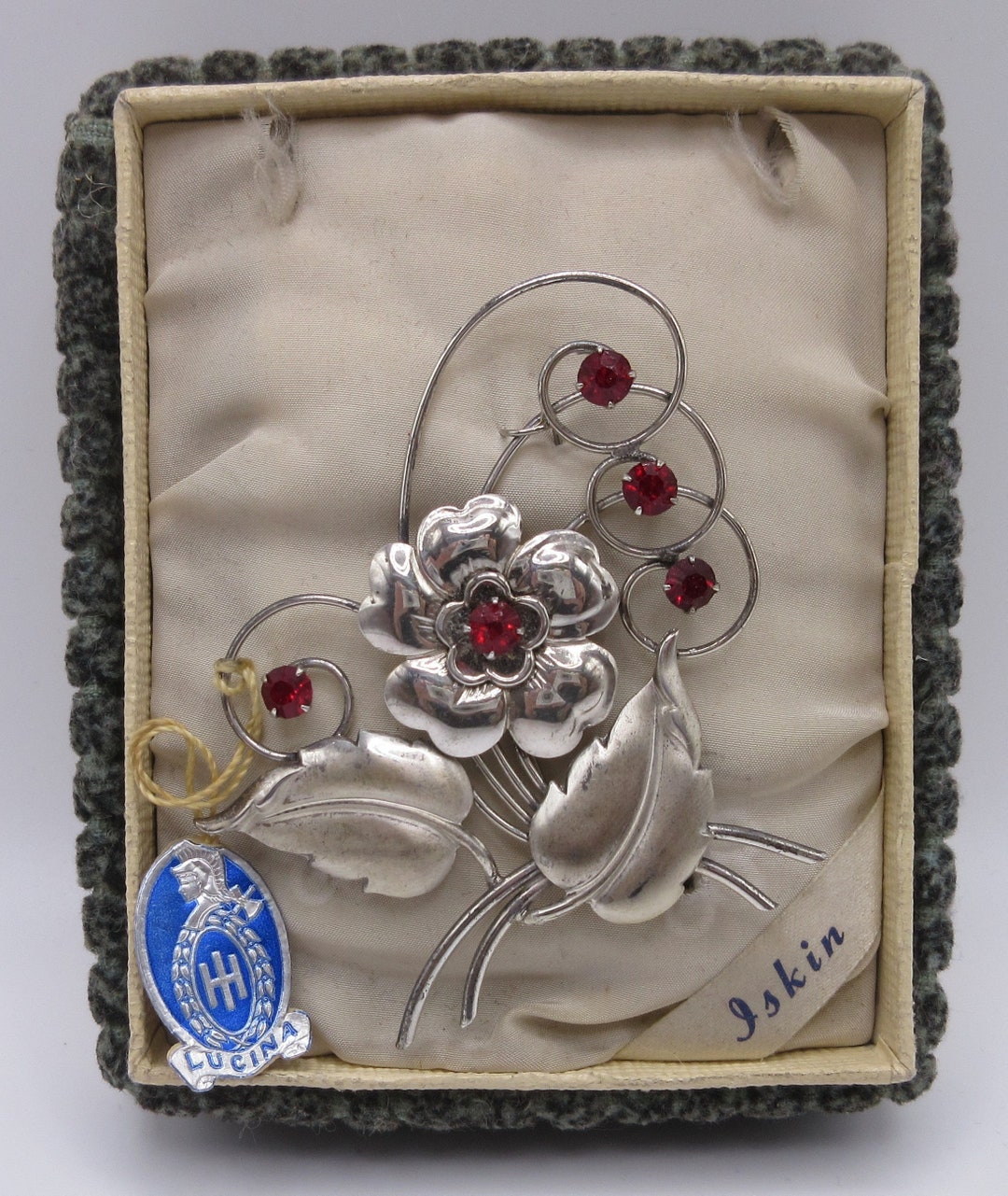 Beautiful and Rare Vintage Signed Harry Iskin and Marked STERLING ...