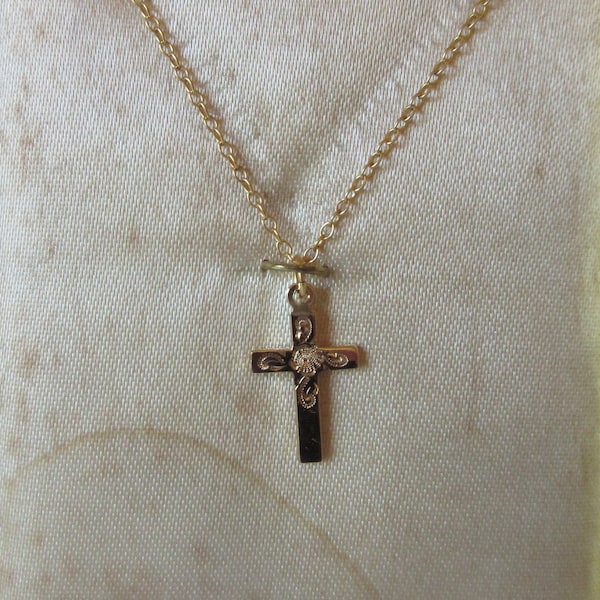 Etched Cross - Etsy