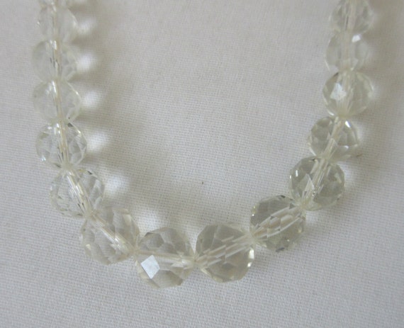 Beautiful Vintage Deltah Crystal Bead Necklace with R… - Gem