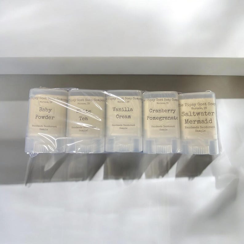 Handmade Deodorant Sampler - Etsy