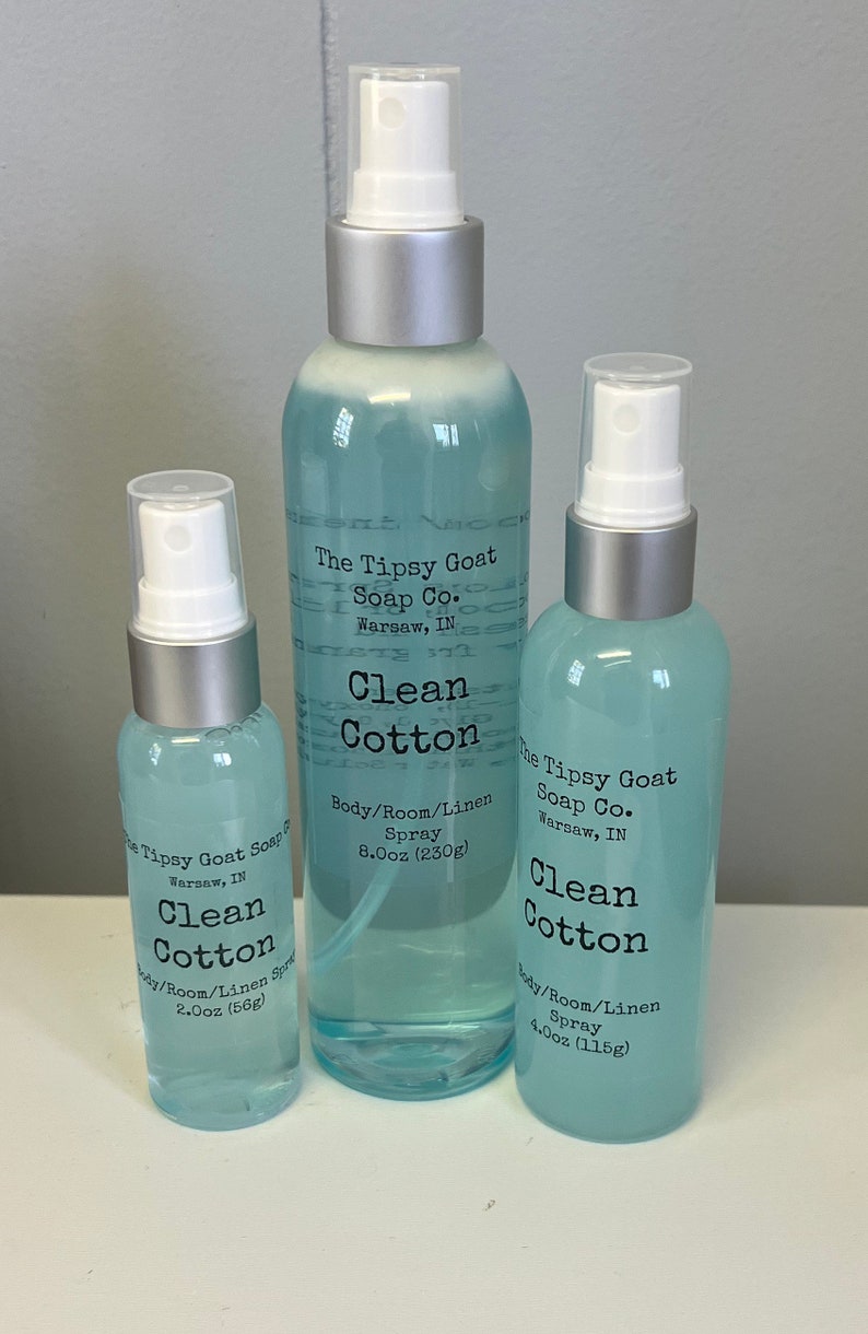 Clean Cotton Body/room/linen Spray - Etsy