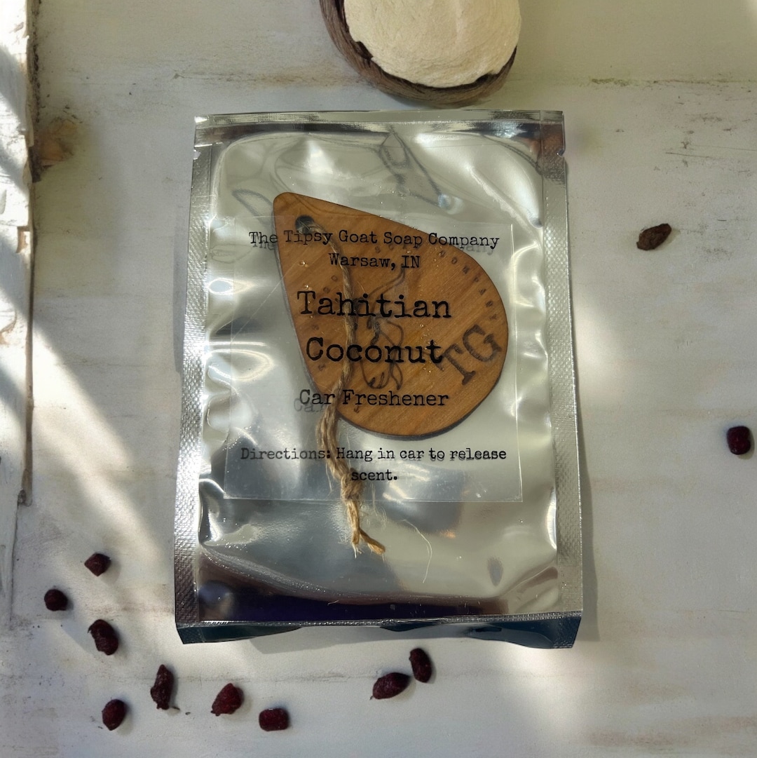 Tahitian Coconut Car Air Freshener - Etsy
