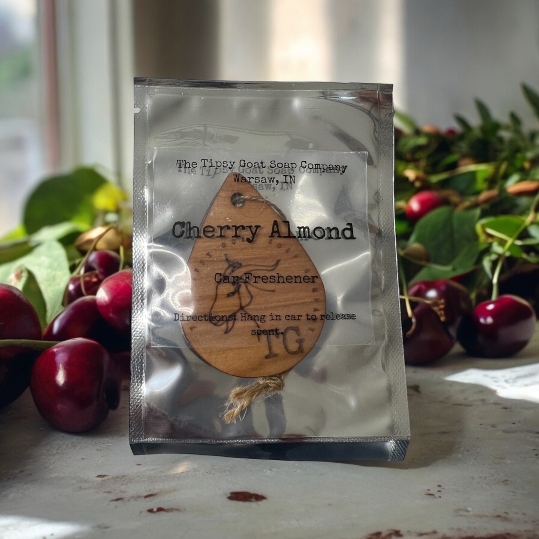 Cherry Almond Car Air Freshener - Etsy