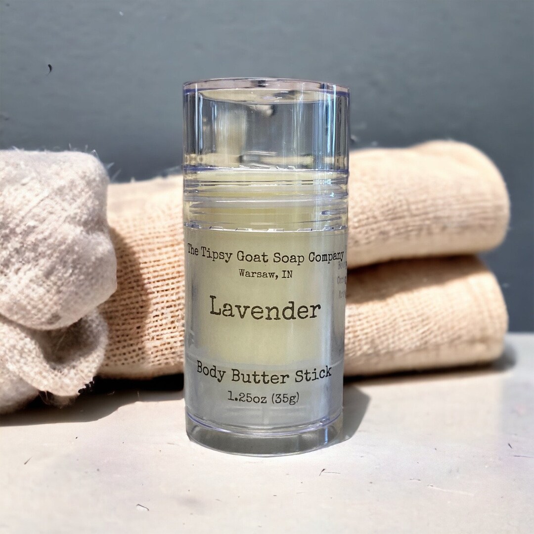 Lavender Body Butter Stick | Solid Lotion Stick - Etsy