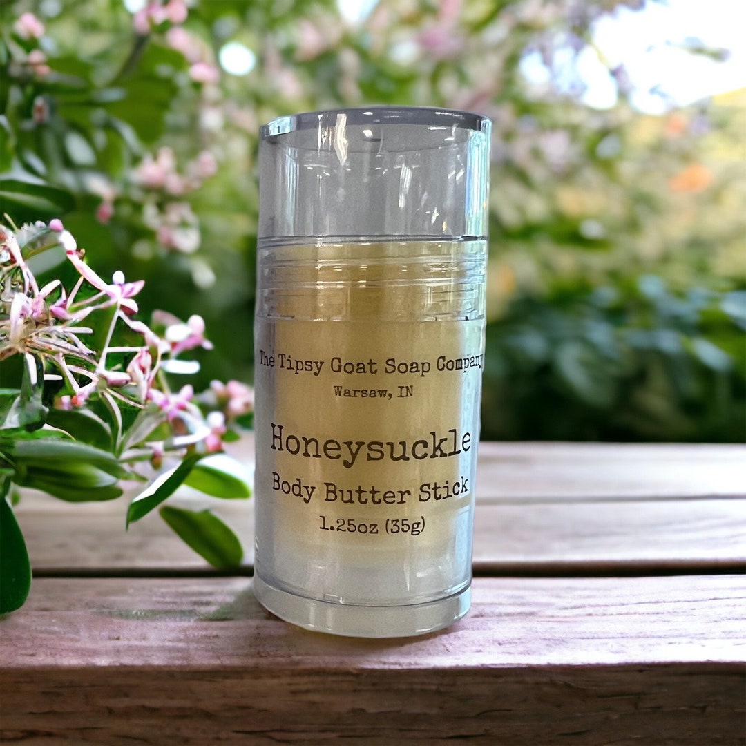Honeysuckle Body Butter Stick | Solid Lotion Stick - Etsy