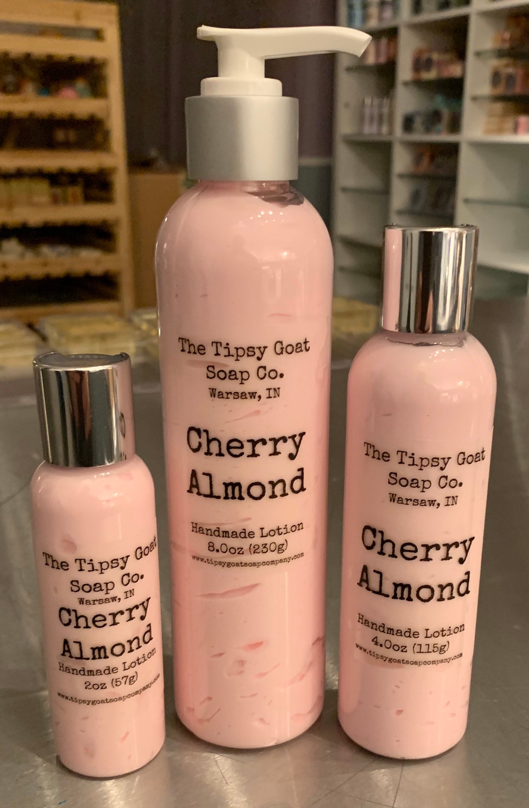Cherry Almond Handmade Lotion - Etsy