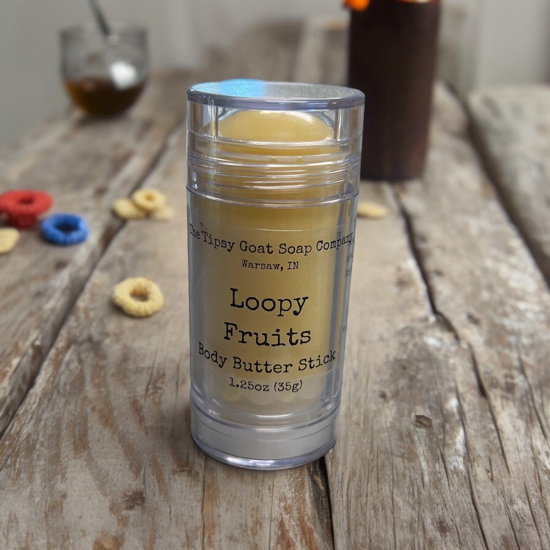 Loopy Fruits Body Butter Stick | Solid Lotion Stick - Etsy